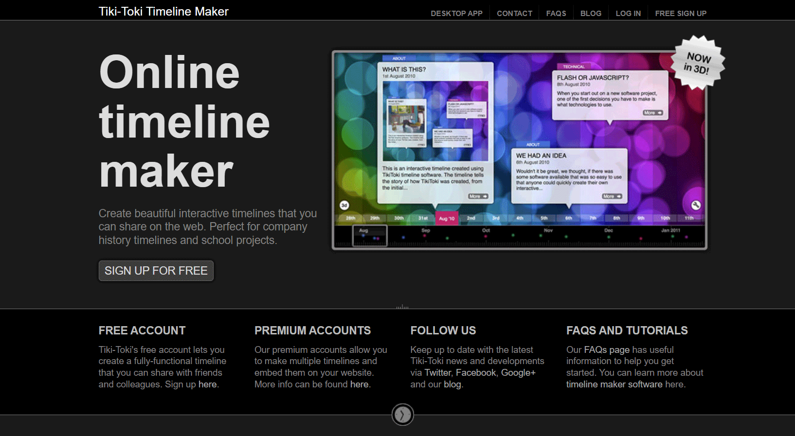 Create Web Based Interactive Timelines With Tiki Toki Timeline Maker