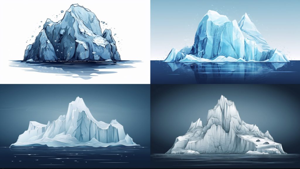 Under the Surface: Iceberg Templates in Presentations