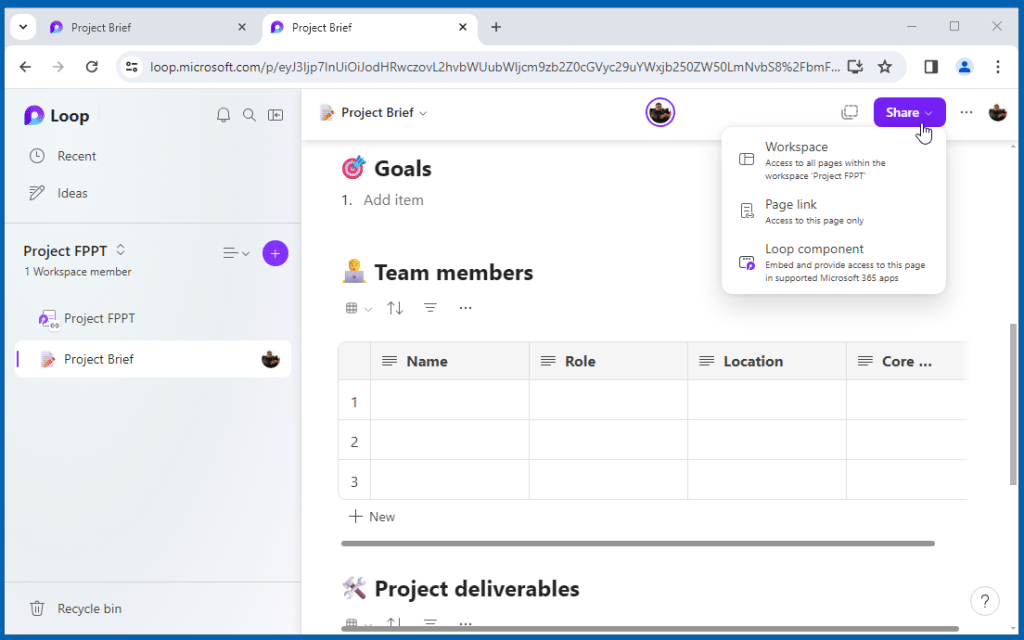 Microsoft Loop: Think, Plan and Create Together