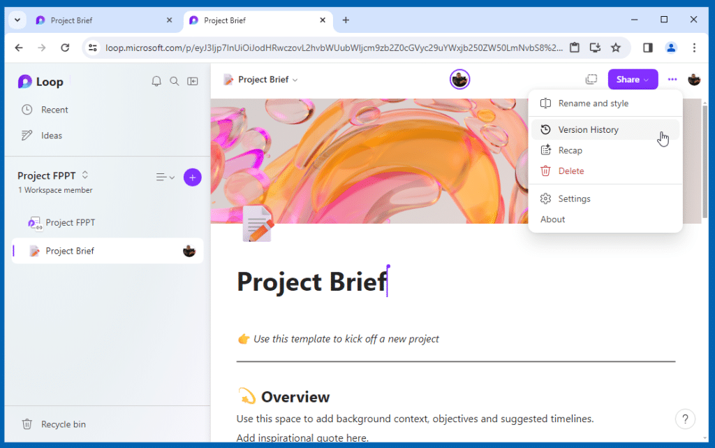 Microsoft Loop: Think, Plan and Create Together