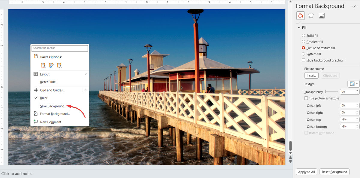 How to Export Background Image from a PowerPoint File