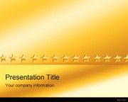 Gold PowerPoint Template - Free PowerPoint Templates