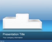 Winner Podium PowerPoint Template - Free PowerPoint Templates