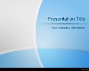 Curved Lines PowerPoint Template - Free PowerPoint Templates