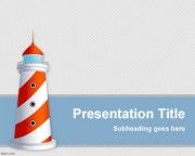 Lighthouse PowerPoint Template - Free PowerPoint Templates
