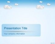 Sky Clouds PowerPoint Template - Free PowerPoint Templates