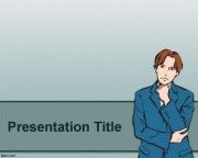 Thinker PowerPoint Template - Free PowerPoint Templates