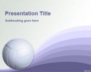 Volleyball PowerPoint Template - Free PowerPoint Templates