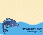 Dolphin PowerPoint Template - Free PowerPoint Templates