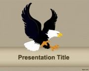 Fierce Eagle PowerPoint Template - Free PowerPoint Templates