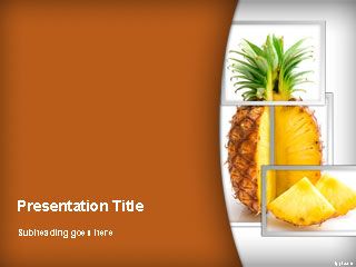 Pineapple PowerPoint Template - Free PowerPoint Templates