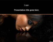 Beauty Lady PowerPoint Template - Free PowerPoint Templates