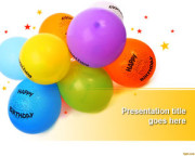 Balloons PowerPoint Template - Free PowerPoint Templates