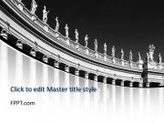 Free Columns Building PowerPoint Template - Free PowerPoint Templates