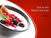 Free Yogurt PowerPoint Template - Free PowerPoint Templates