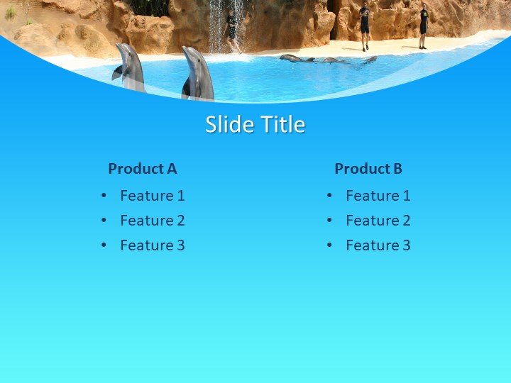 160120-dolphins-template-4x3-4 - Free PowerPoint Templates