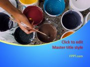 Free Paint PowerPoint Template - Free PowerPoint Templates