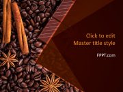Free Chocolate Grains PowerPoint Template - Free PowerPoint Templates