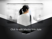 Free Young Woman PowerPoint Template - Free PowerPoint Templates