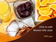 Free Continental Breakfast PowerPoint Template - Free PowerPoint Templates