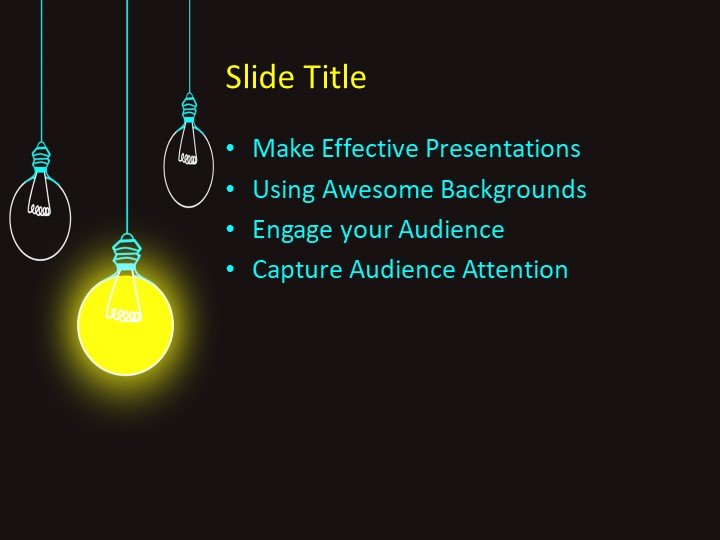 160293-lamps-template-4x3-3 - Free PowerPoint Templates