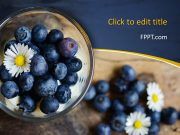 Free Blueberries PowerPoint Template - Free PowerPoint Templates