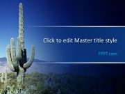 Free Cactus PowerPoint Template - Free PowerPoint Templates