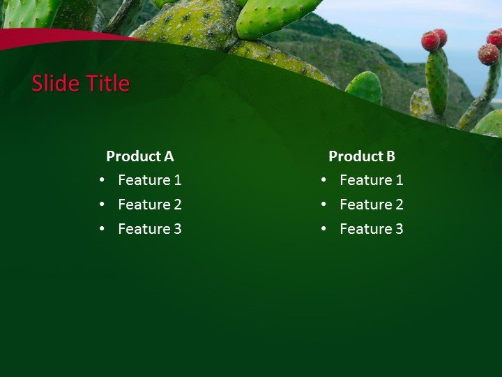 160363-cactus-template-4x3-4 - Free PowerPoint Templates