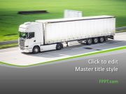 Free Truck PowerPoint Template - Free PowerPoint Templates