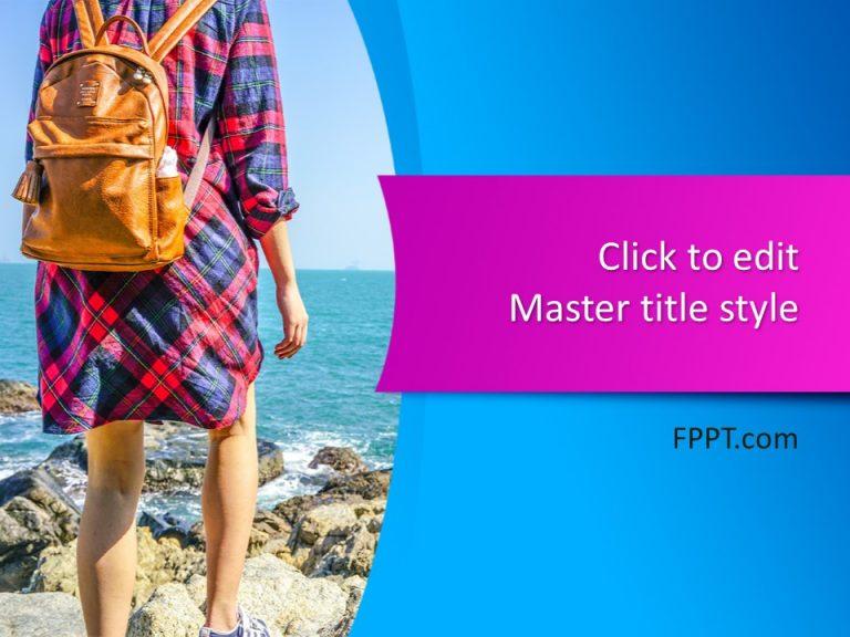 Free Tourist PowerPoint Template - Free PowerPoint Templates