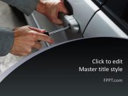 Free Motor Vehicle Theft PowerPoint Template - Free PowerPoint Templates