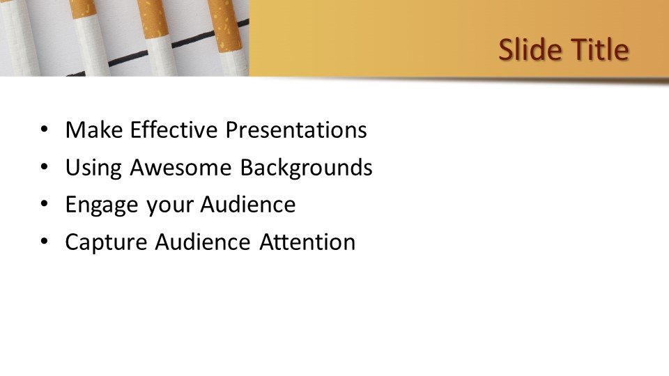 Smoking Powerpoint Template