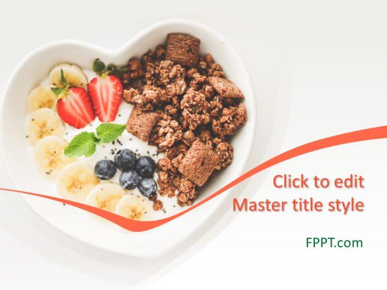 Free Nutritive Breakfast PowerPoint Template - Free PowerPoint Templates