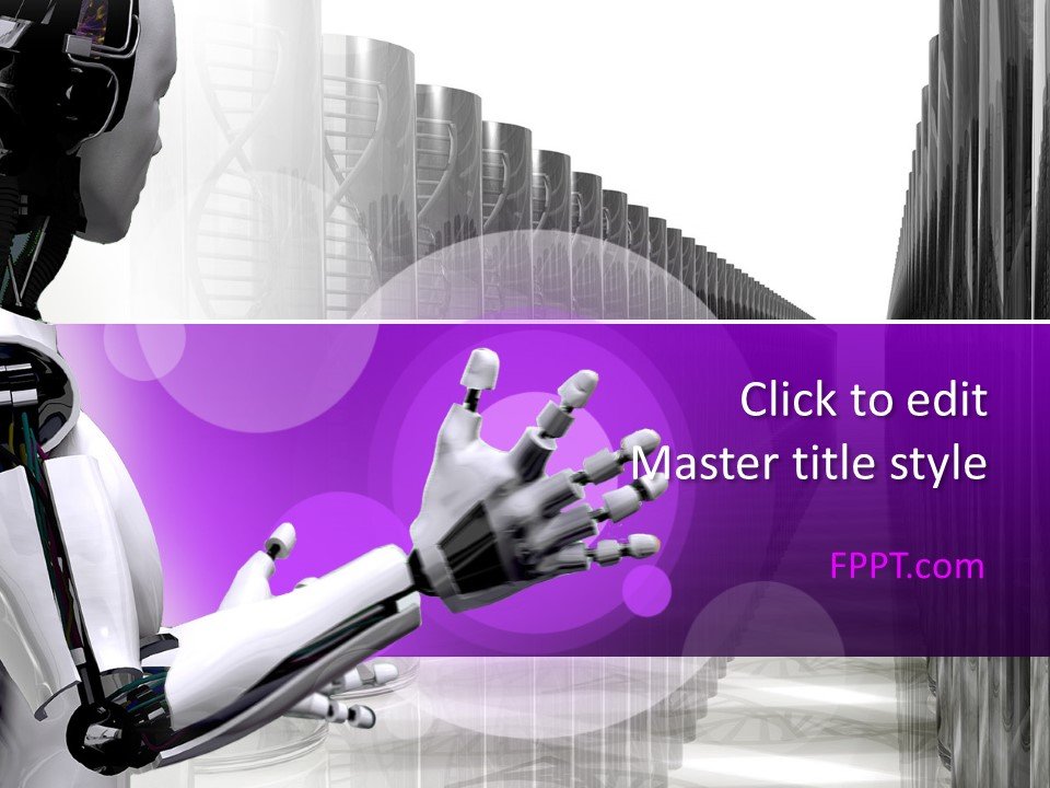 Free Robot PowerPoint Template Free PowerPoint Templates