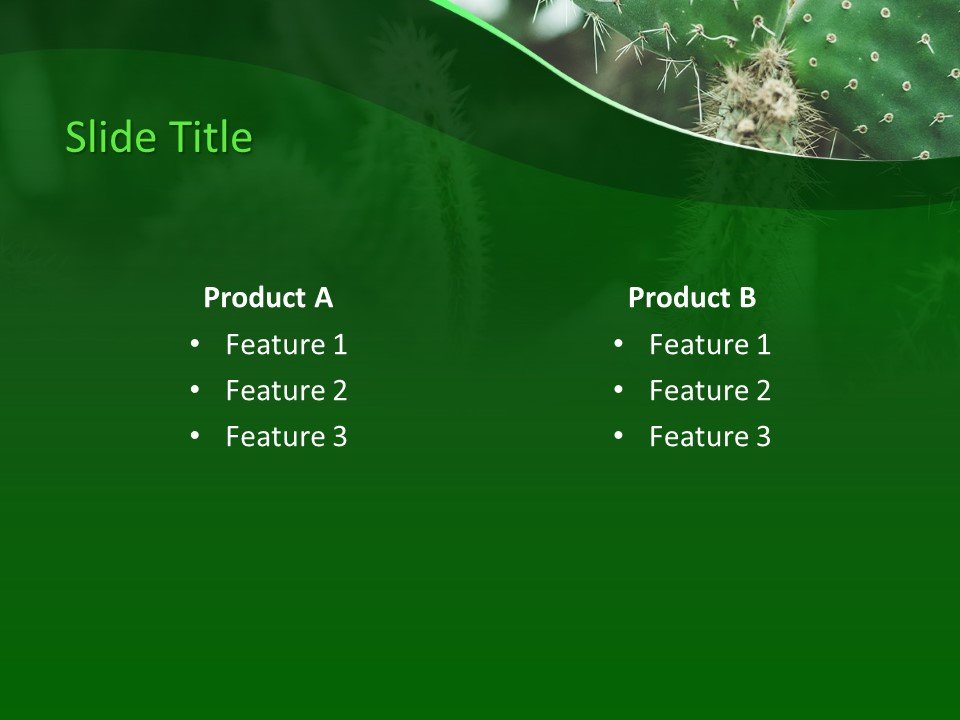 160566-cactus-template-4x3-4 - Free PowerPoint Templates