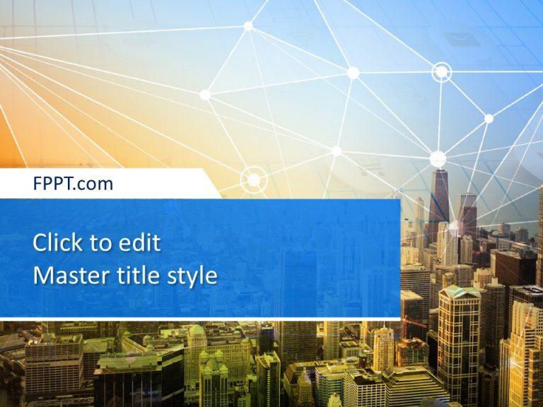 Free Digital Connect PowerPoint Template - Free PowerPoint Templates