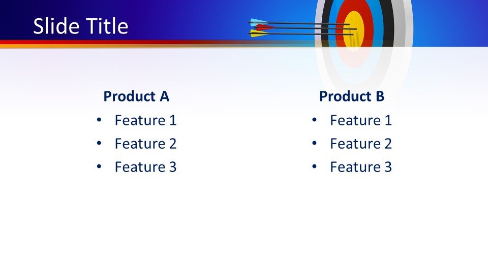 Free Target PowerPoint Template - Free PowerPoint Templates