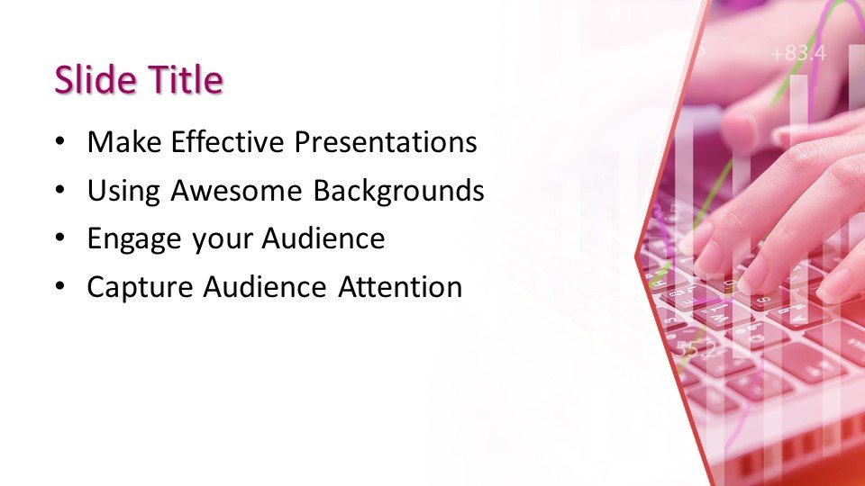 Free Typing in Computer PowerPoint Template - Free PowerPoint Templates