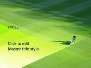 Free Green Field PowerPoint Template - Free PowerPoint Templates