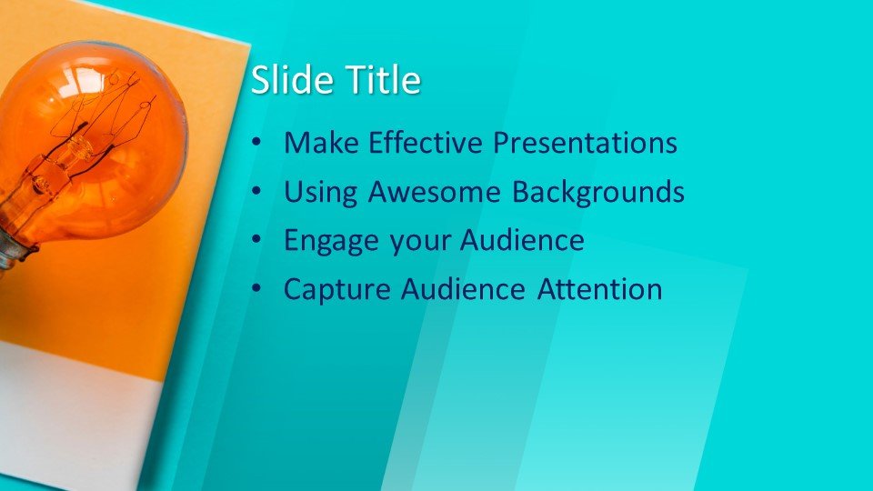 Free Lamp Ideas PowerPoint Template - Free PowerPoint Templates