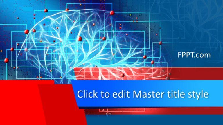 Blue Intelligence Background Slide for PowerPoint - Free PowerPoint ...