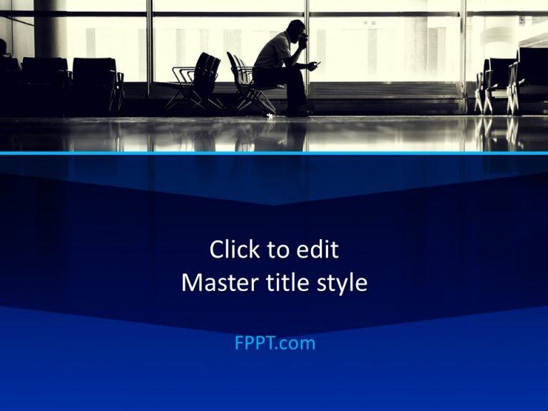 Free Waiting Hall PowerPoint Template - Free PowerPoint Templates
