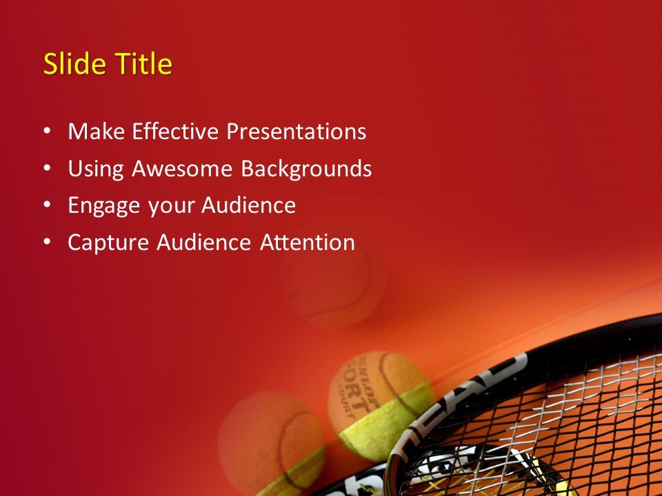 161019-tennis-template-4x3-2 - Free PowerPoint Templates