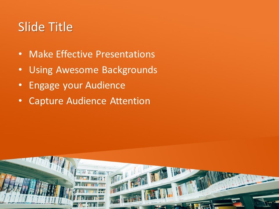 161023-library-template-4x3-2 - Free PowerPoint Templates