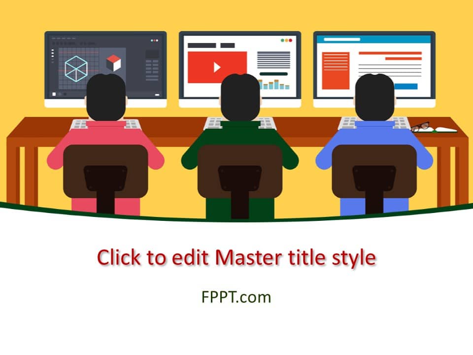 Kids Using Technology Clipart For Powerpoint