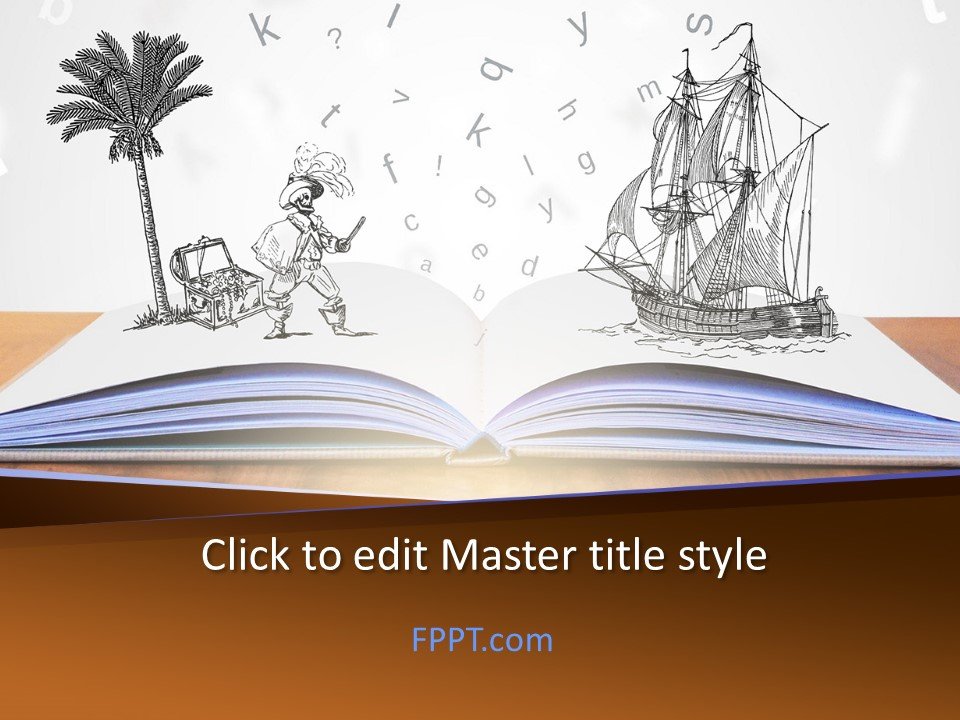 Free Book PowerPoint Template Free PowerPoint Templates