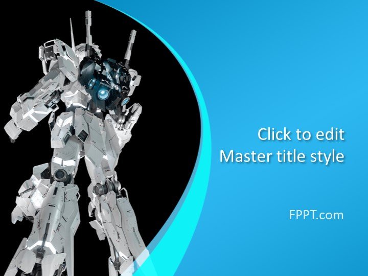 Free Robot Industry PowerPoint Template - Free PowerPoint Templates