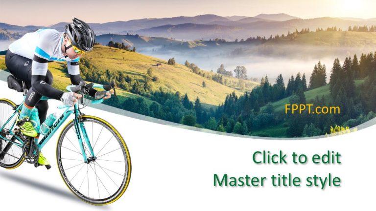 161718-road-bicycle-race-template-16x9-1 - Free PowerPoint Templates