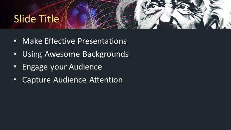 161761 Albert Einstein Template 16x9 2 Free Powerpoint Templates