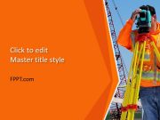 Free Land Surveyor PowerPoint Template - Free PowerPoint Templates